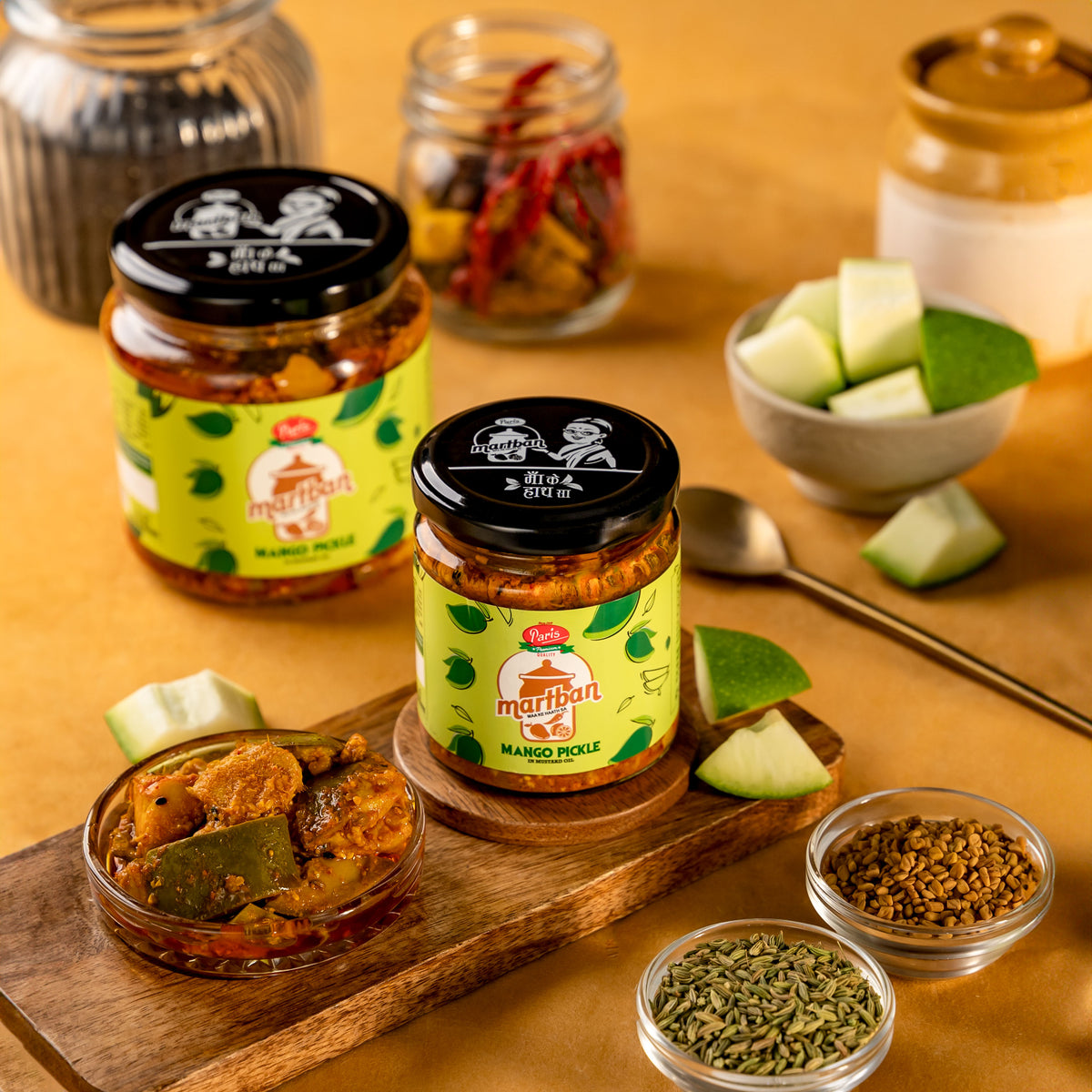 Martban Hard Back Punjabi Mango Pickle – PARIS FOOD & CHEMICALS INDUSTRIES